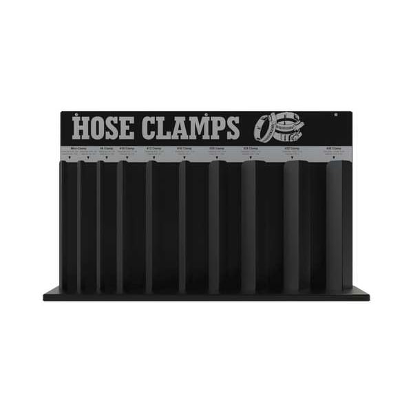 Durham Mfg Hose Clamp Rack 10 Loop, Blk 906-08-S129 | Zoro