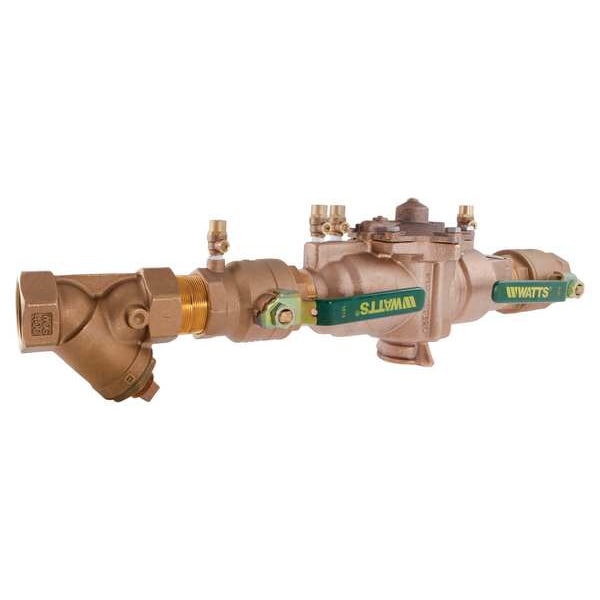 Watts Backflow Preventer, Size 2", 175 psi 2 LF009M2-QT-S | Zoro