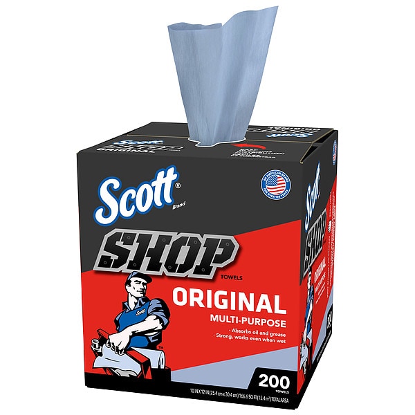 Kimberly-Clark Professional Scott Shop Towels Original (75190), Blue ...
