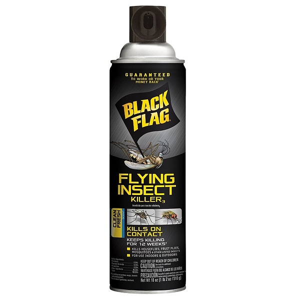 Black Flag Insecticide Flying Insect Killer, Aerosol 11076 | Zoro