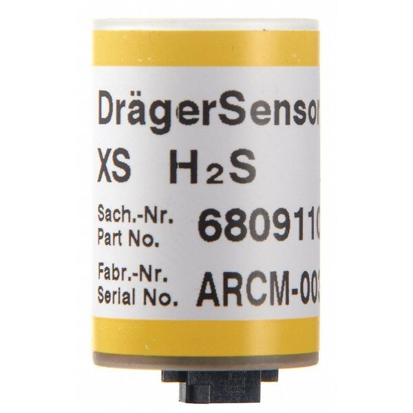 Draeger Replacement Sensor, Hydrogen Sulfide 6809110 | Zoro