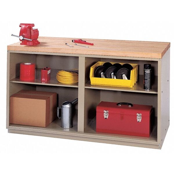 Zoro Select Cabinet Workbench, Shop Top, 72" W, 34" Height, 2000 lb ...