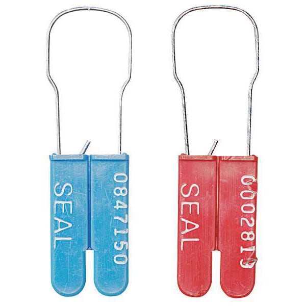 Brooks Split-Lok Padlock Seal, Plastic with Wire Hasp, Green, PK100 ...