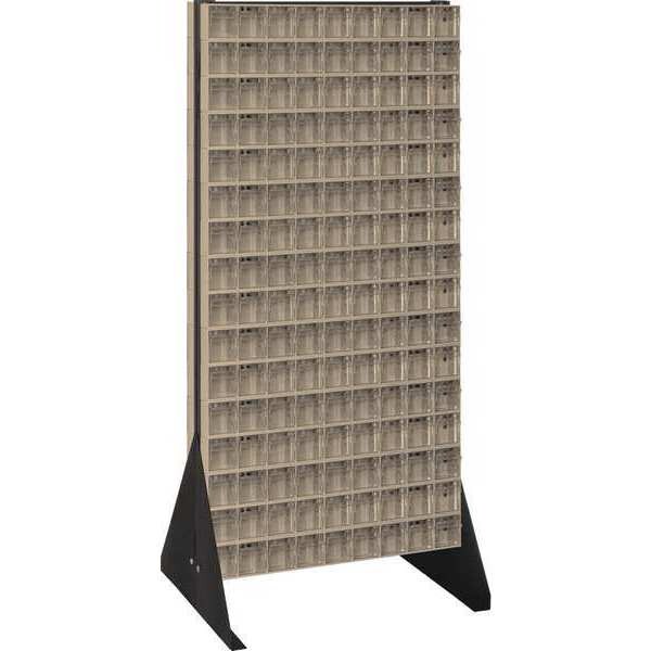 Quantum Storage Systems Steel Double Sided Tip Out Bin Rack, 23 5/8 in ...