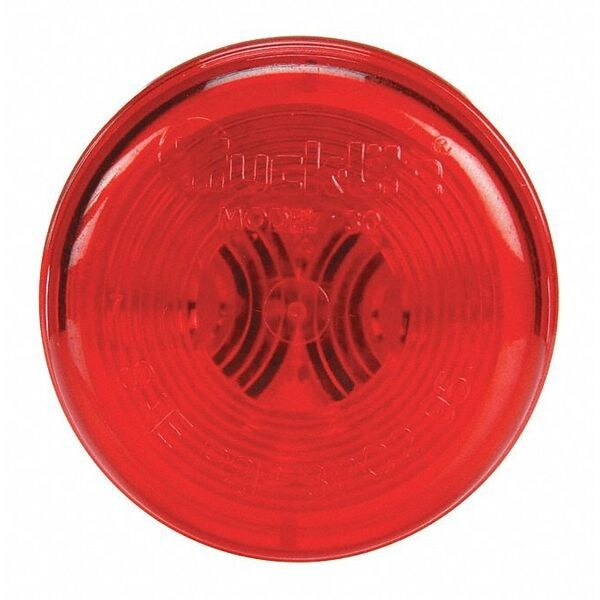 Truck-Lite Clearance Light, Red, Surf/Flange, 2 Dia 30200R | Zoro