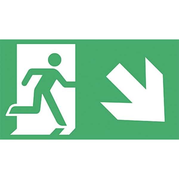 Addlight Directional Exit Sign, No Text, 4-1/2" W, 8" H, Aluminum ...
