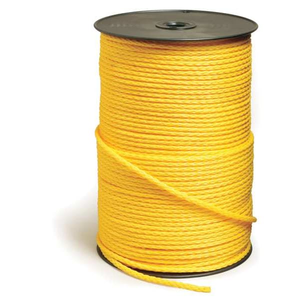 All Gear Rope, PPL, Braided, 1/4 In. dia., 1000 ft. L AGHBPP141000 | Zoro
