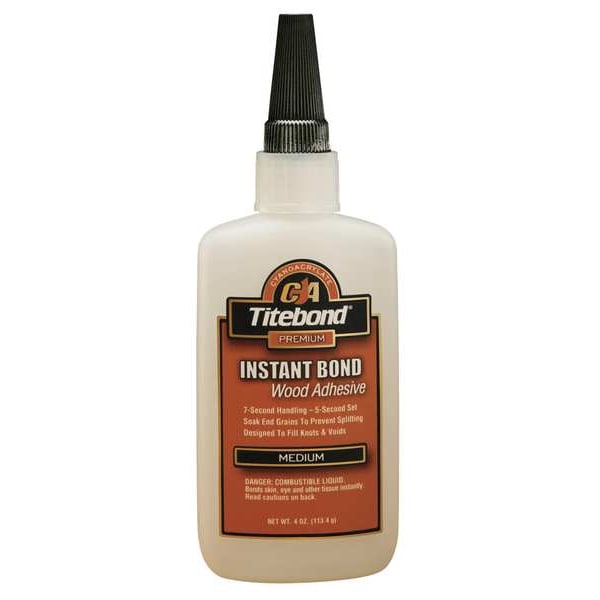 Titebond Instant Adhesive, MIL Spec A46050C Type II, Class 3, 4 oz ...