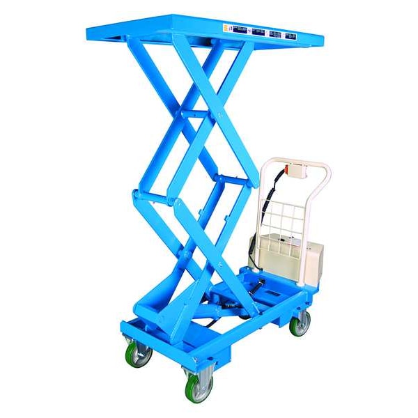 Bishamon Mobile Scissor Lift Table, 660 lb. Cap BX-30SB | Zoro