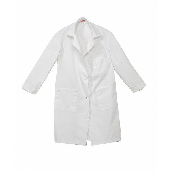 Lab Safety Supply Lab Coat, XL, Female, White 9L613 | Zoro
