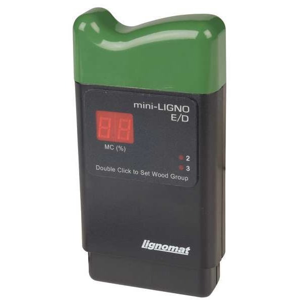 Lignomat Mini Moist Meter w Pin, 6 to 45 per, Digtl ED-0 | Zoro