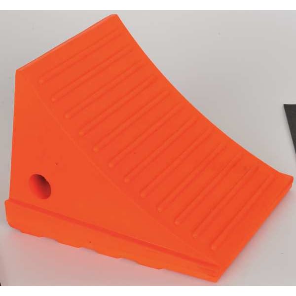 Checkers 6-1/4 in. Urethane Wheel Chock in Orange UC1700 | Zoro