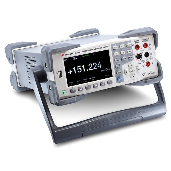 Triplett Digital Bench Multimeter, 1,000 V Max DC, 200 mV Max AC ...