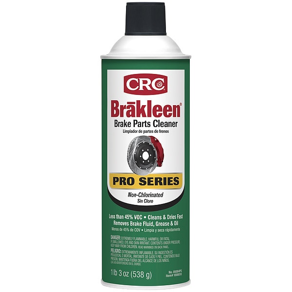 Crc Brakleen Pro Series Non-Chlorinated Brake Parts Cleaner, 19 oz Can ...
