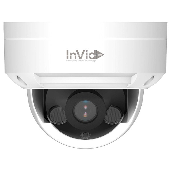 Invid Tech Dome Camera, Black-White, 8MP, Day/Night SEC-P8DRXIR28NH | Zoro