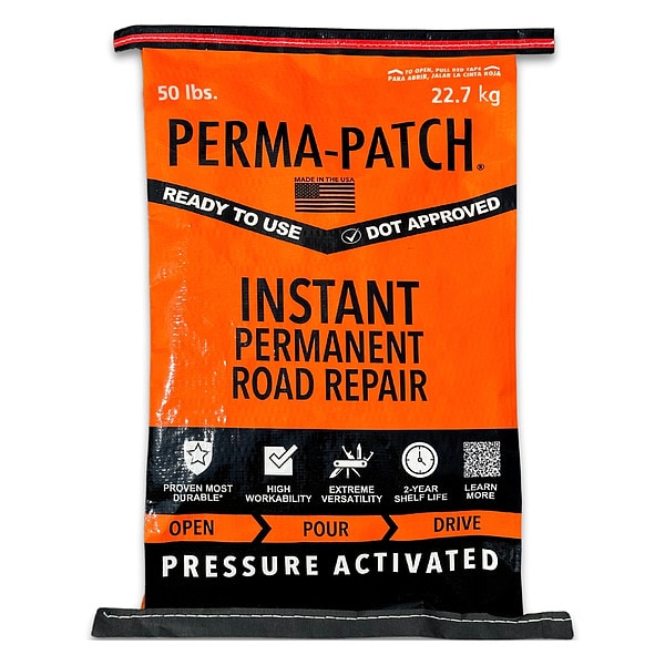Perma-Patch Cold Patch, 50 lb PP-50-PLC | Zoro