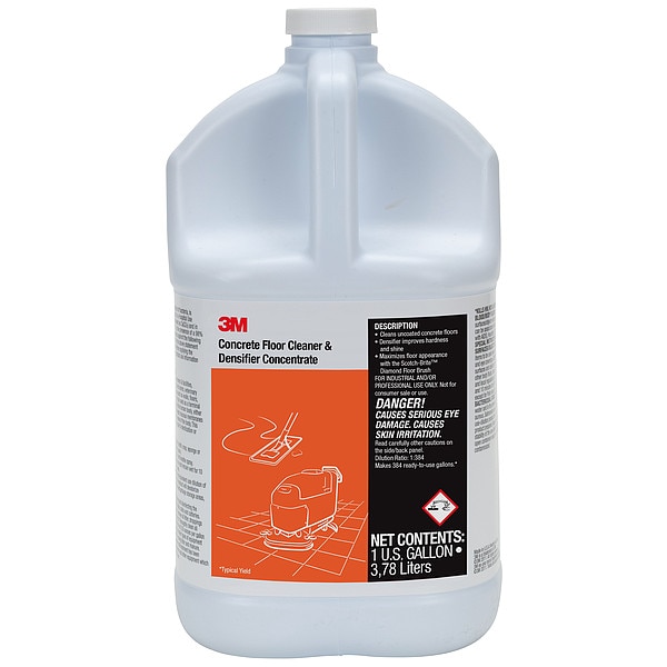 3M Concrete Clnr&Disinfect Concentrate, 1gal 27985 | Zoro