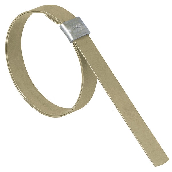 Band-It Band Clamp, 3/4"W, Lip-Lock, 2.5"OD, PK50 JS3109 | Zoro