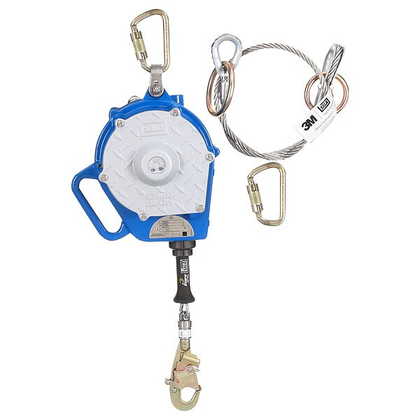 3M Dbi-Sala Self Retracting Device, 50 ft L, 1Leg 3400147 | Zoro