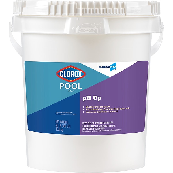 Cloroxpro Pool Balancer pH, 30 lb Bucket, Alkaline 91130CLP | Zoro