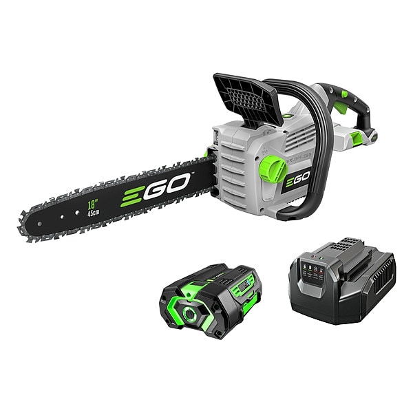 Ego 18 in L Cordless Battery-Powered Chainsaw Kit, Battery Included ...