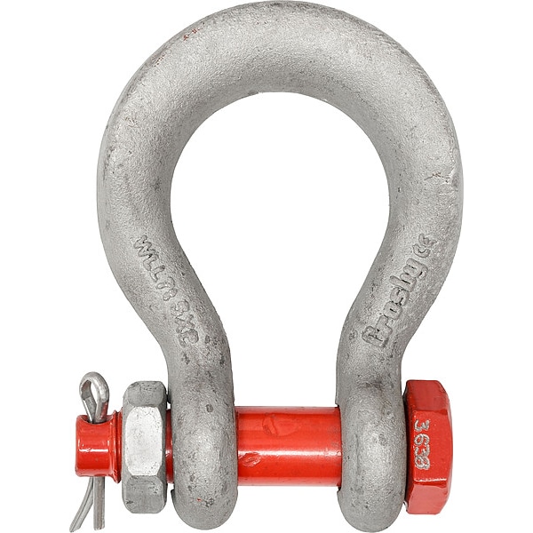 Crosby Wide Body Shackle, 36,000 lb, Alloy Steel 1021274 | Zoro