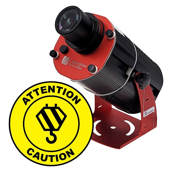 Laserglow Technologies Fixed Image Projector, 80 W, 18 in Height ...