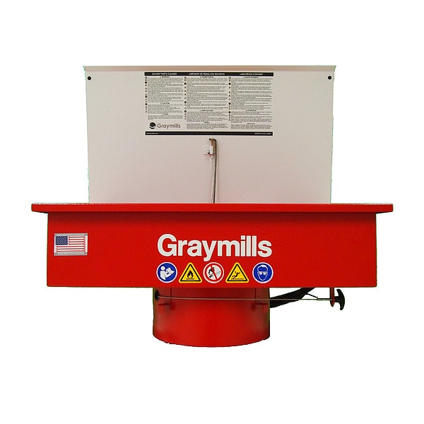 Graymills Parts Washer, Tank Steel, 20 gal, 36" W DMD336-A-LDL | Zoro