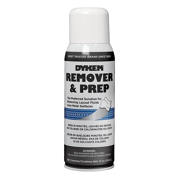 Dykem Layout Fluid Remover and Prep, 12 Oz. Net 82038 | Zoro