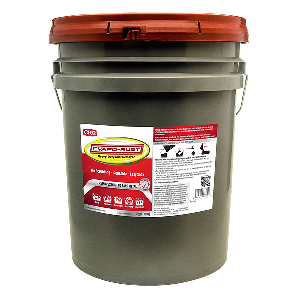 Crc Rust Remover, Bucket, Liquid, 5 gal 1752542 | Zoro