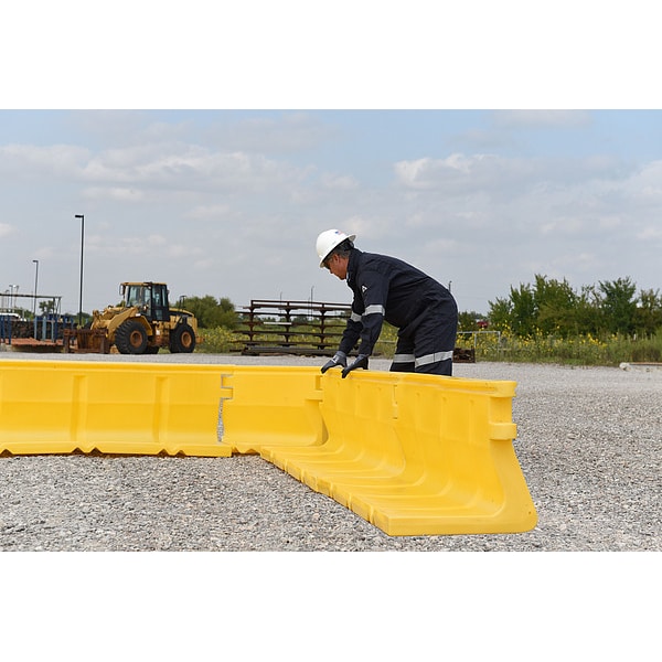Ultratech Containment Wall Full kit, 3 ft H., Yellow 8885 | Zoro