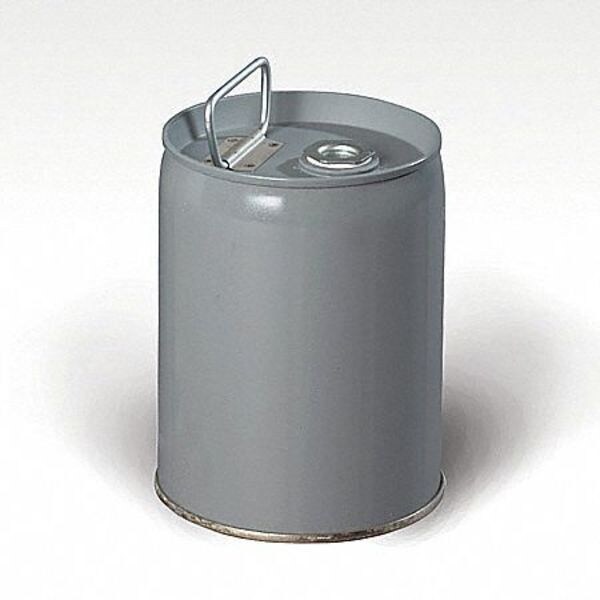 Zoro Select Metal Pail, Closed Head, 1 gal., Gray 2302 | Zoro
