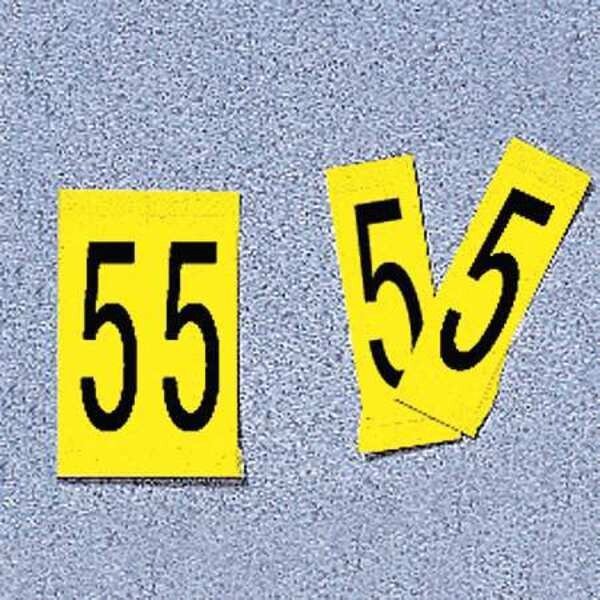 Electromark Label, 5, Yellow, 4 In. H, PK25 34100Y5 | Zoro