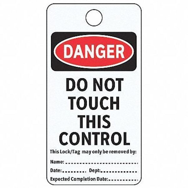 Electromark Danger Tag, 5-3/4 x 3 In, Vinyl, PK25 5034V2 | Zoro