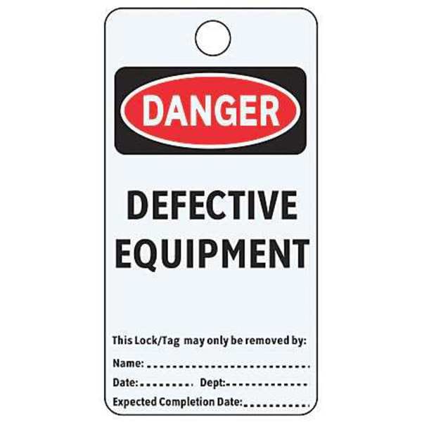 Electromark Danger Tag, 5-3/4 x 3 In, Cardstock, PK25 5023C2 | Zoro