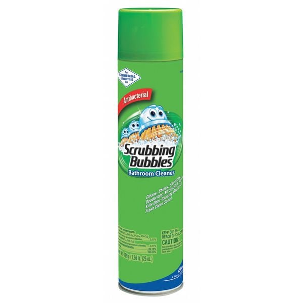 Scrubbing Bubbles Bathroom Cleaner, 25 oz. Aerosol can, 12 PK 94308 | Zoro