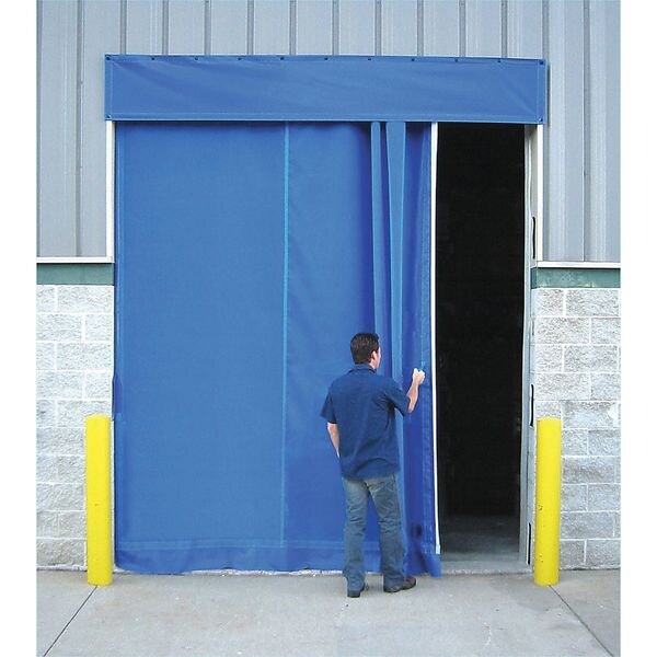 Zoro Select Dock Curtain Screen Door, 12ft H x 12ft W BBS12X12 GREEN | Zoro