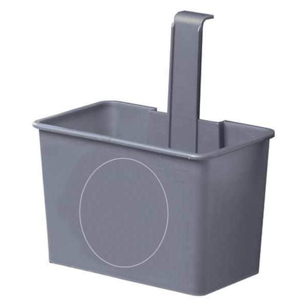 Unger 1/4 gal Rectangular Side Bucket, Gray, Polypropylene SMSBG | Zoro