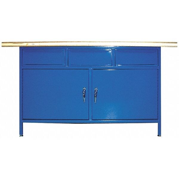 Zoro Select Workbench, Laminate, 72" W, 34" Height, Straight C6D350-BG ...