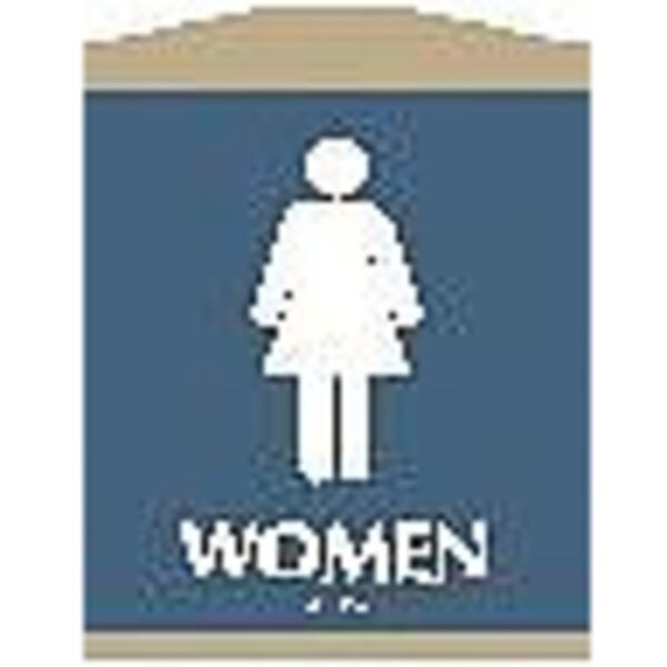 Intersign Women, 7" W x 9-1/8" H 62107-3 DOLPHIN GRAY | Zoro