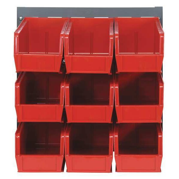 Quantum Storage Systems Steel Louvered Bench Rack, 18 in W x 1/4 in D x ...