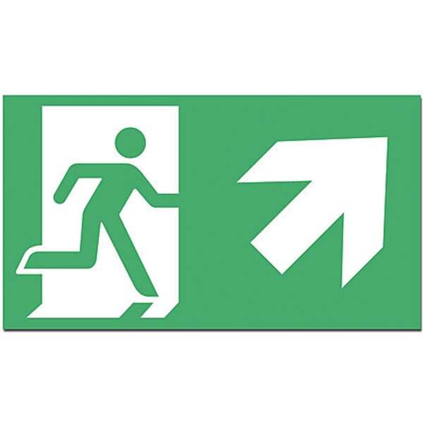 Addlight Directional Exit Sign, No Text, 4-1/2" W, 8" H, Aluminum ...