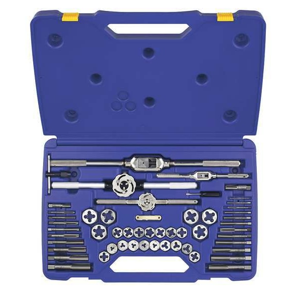 IRWIN HANSON Tap and Die Set,53 pc,Raw Steel (26394) | Zoro