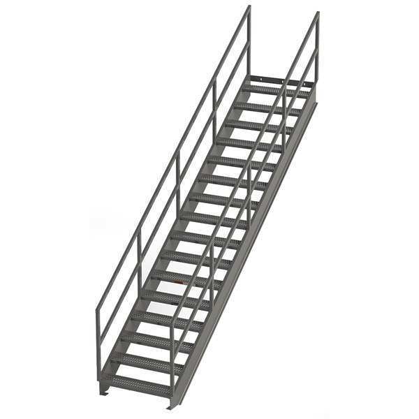 IS119-36 Stair Unit,Carbon Steel,17 Steps | Zoro.com