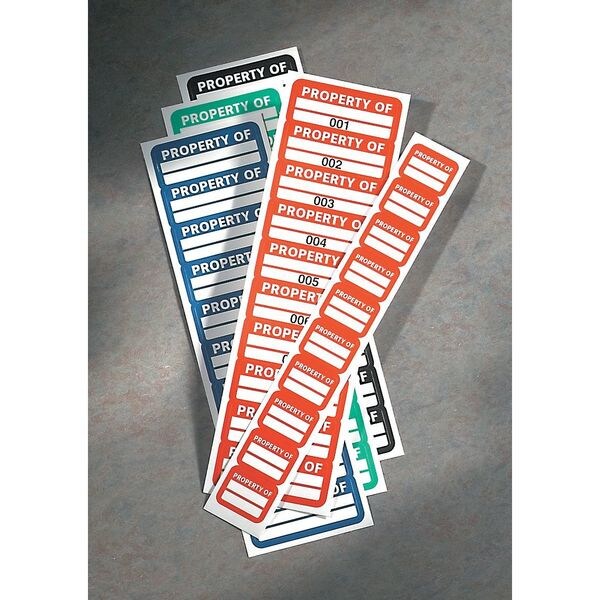 Electromark Identification Label, 1-1/8 In. W, PK100 A102B001 | Zoro