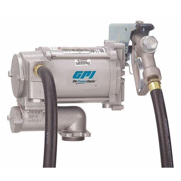 Gpi Fuel Transfer Pump, 115VAC and 230VAC, 20 Max. Flow Rate , 1/3 HP ...