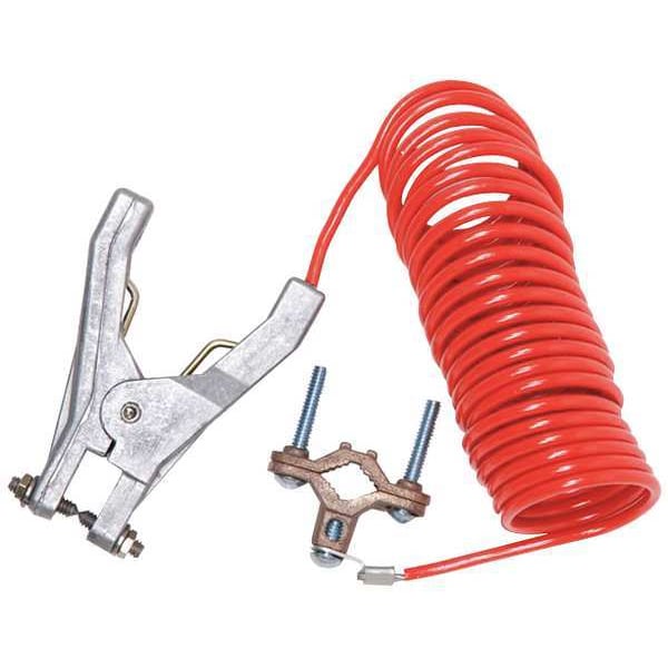 Zoro Select 10 ft. Insulated Coiled Grounding Wire OR RAC10-P | Zoro