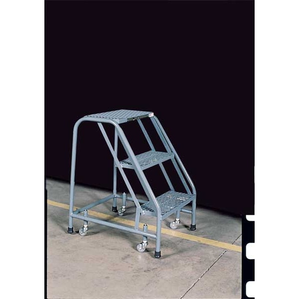 Cotterman 30 in H Steel Rolling Step, 3 Steps, 450 lb Load Capacity ...