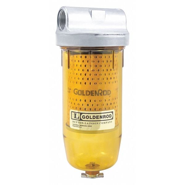Goldenrod SEE THRU STANDARD FUEL FILTER 3/4 NPT 495-3/4 | Zoro