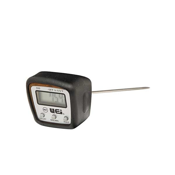 Uei Test Instruments NIST Certified 5" Stem Digital Pocket Thermometer ...